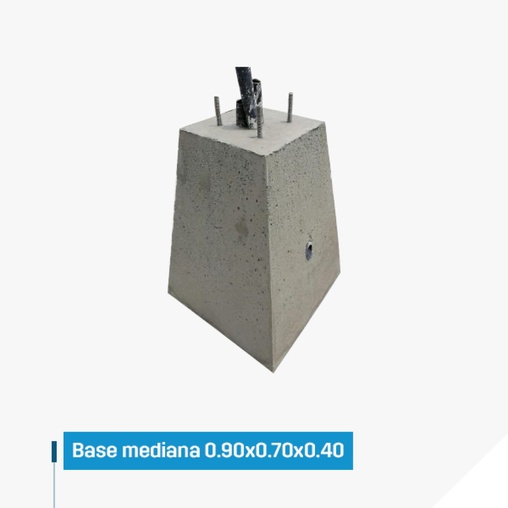 Base mediana 0.90x0.70x0.40 - Multicreto